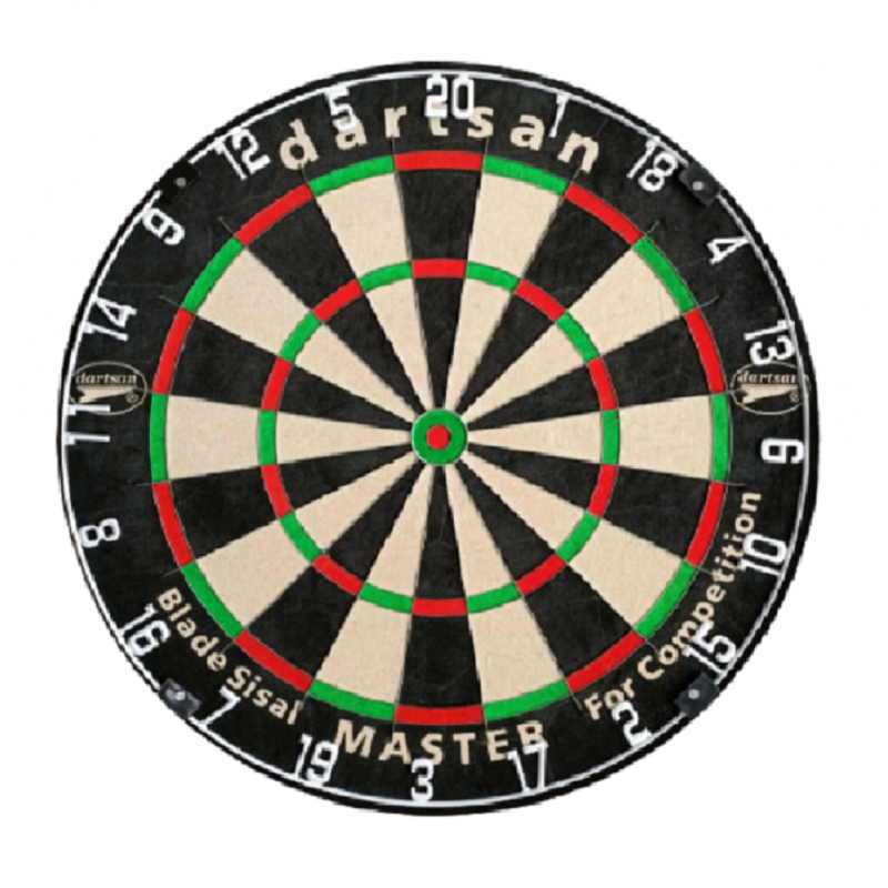 DARTSAN MASTER Dart Tahtası Dartboard. Sisal, Blade